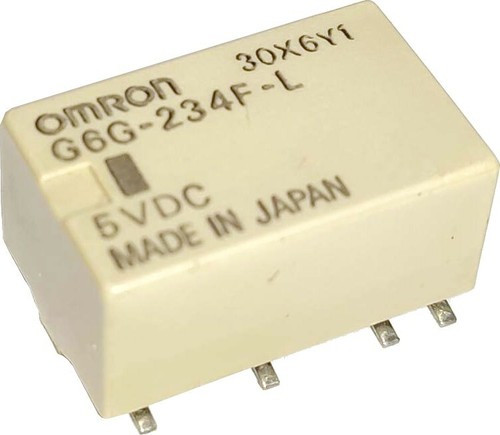 Omron SMD Relay 5V 1A DPDT SMT G6G-234F-L-5VDC | eBay
