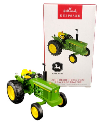 Hallmark 2022 John Deere Row Crop Tractor 2020 Metal Keepsake Xmas ...