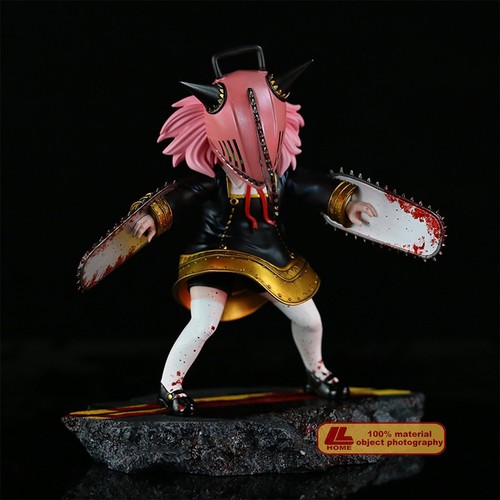 Anime SPY Anya Forger COS Denji Monster killer fighting Figure statue ...