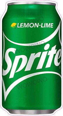 Ice cream van Sprite can sticker fizzy drink catering trailer shop cafe ...