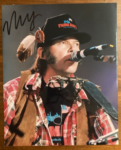 Neil Young Signed Autograph Signature 8x10 Color Glossy Photograph | eBay