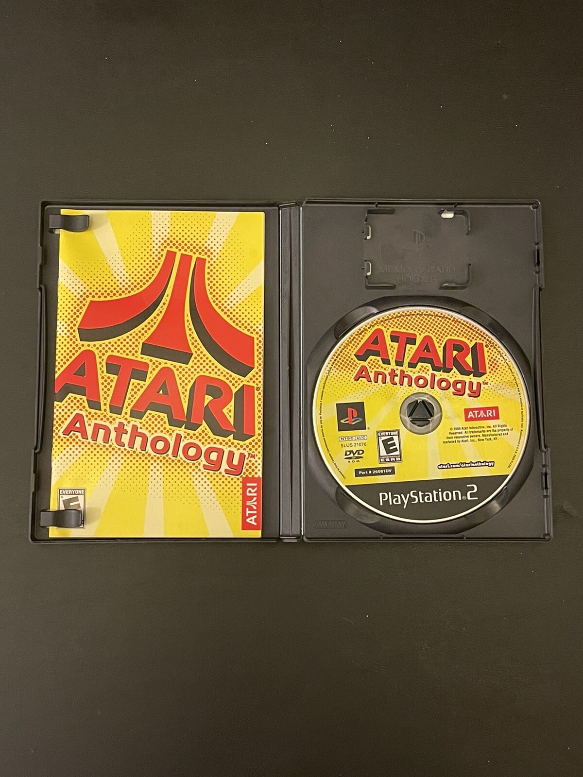 Atari Anthology (Sony PlayStation 2, 2004) Black Label Complete ...
