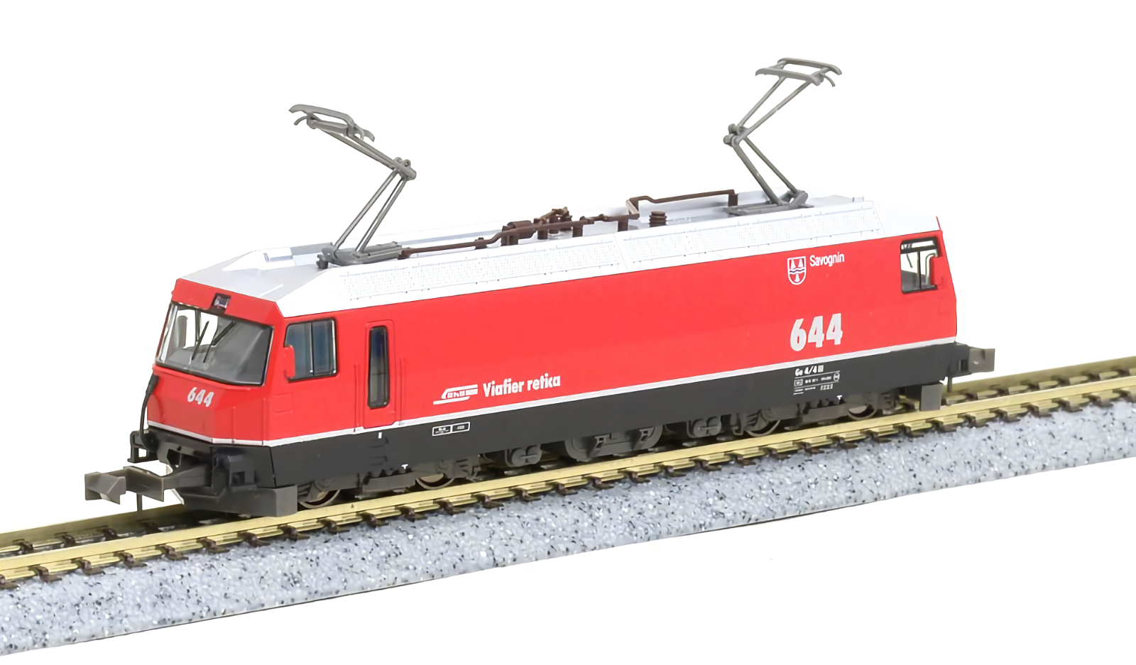 N Scale Kato 10-1816 Glacier Express Ge4/4-III RhB #644 & 2-Passenger ...