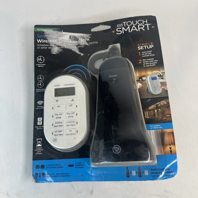 myTouchSmart Wireless Programmable Outdoor / Indoor Digital Timer with ...