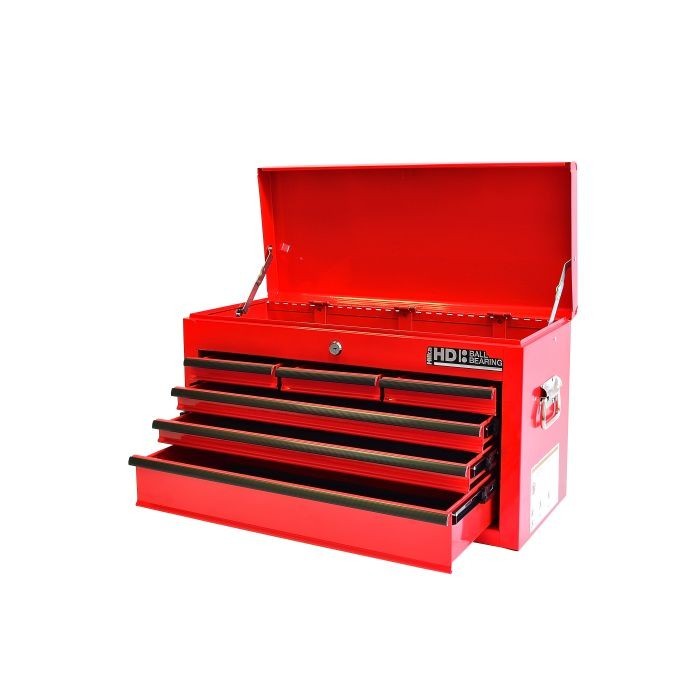 Hilka Tool Chest Box 6 Drawer Portable Red Metal Garage Storage Cabinet ...