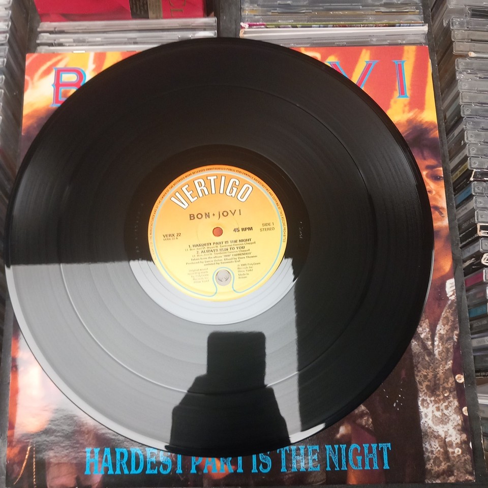 Bon Jovi Hardest Part Is the Night 12" Vinyl Maxi-Single | eBay UK