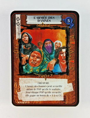 The Tormented Army - French - Kult CCG card (1995) Being, horror TCG | eBay
