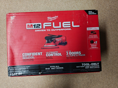 Milwaukee 2585-20 M12 FUEL 12V 6" Random Orbital Sander (3/16") BRAND ...