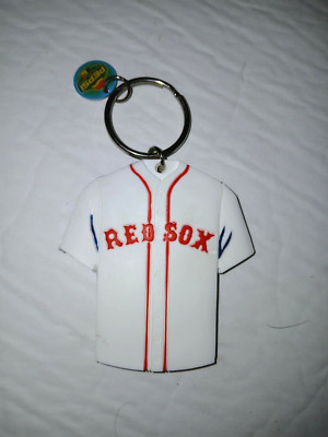 (2) Boston Red Sox Jersey Key Chains - Jersey Home (front) & Road (back ...