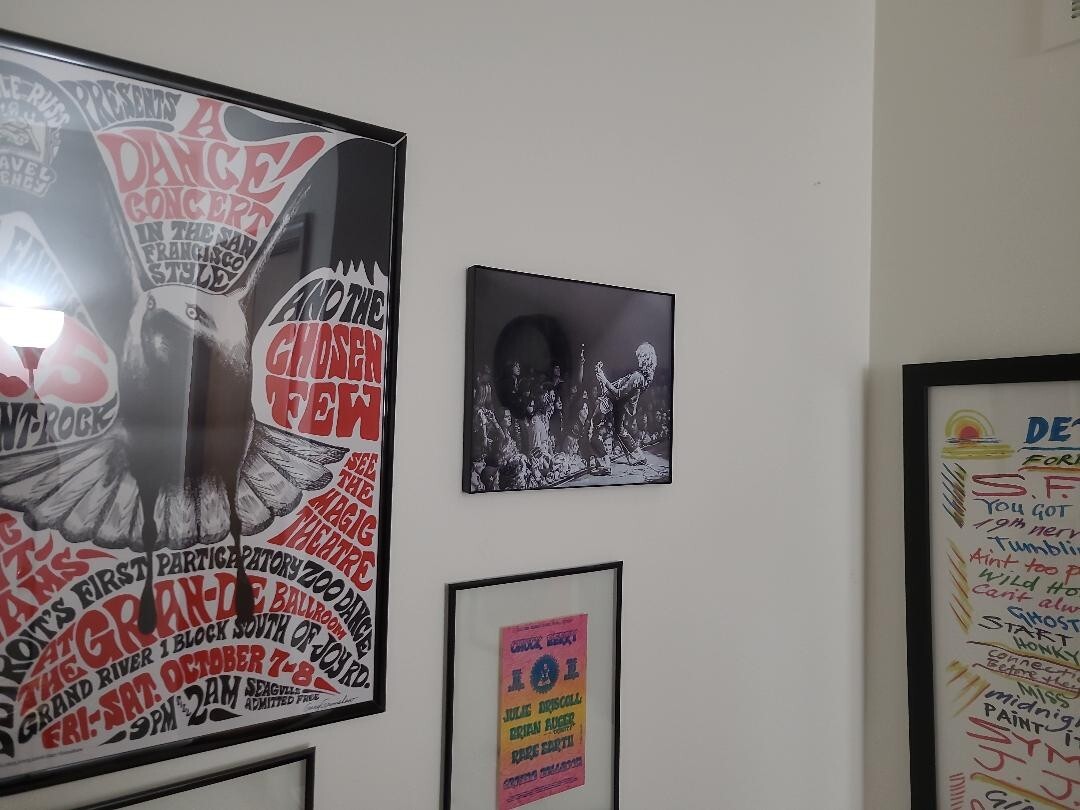 Circa 1975 Led Zeppelin Detroit Concert Olympia Stadium Jimmy Page BW ...