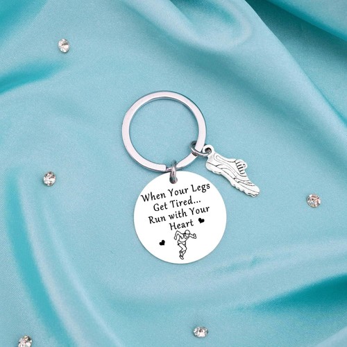 Track and Field Gifts for Runners Men Women Running Keychain ...