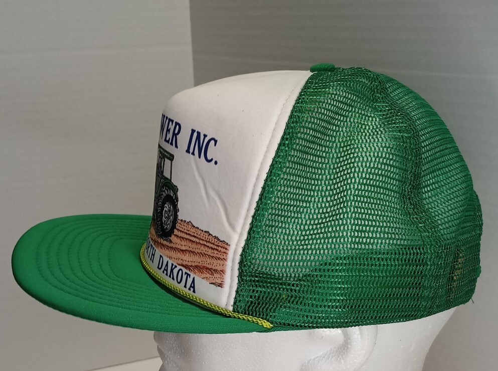 Vintage Agri-Power Trucker Rope Hat Dickinson North D… - Gem
