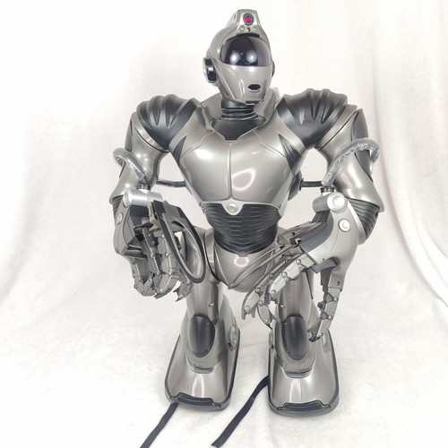 Robosapien V2 Silver Robot AS-IS PARTS OR REPAIR WowWee 2005 Mark ...