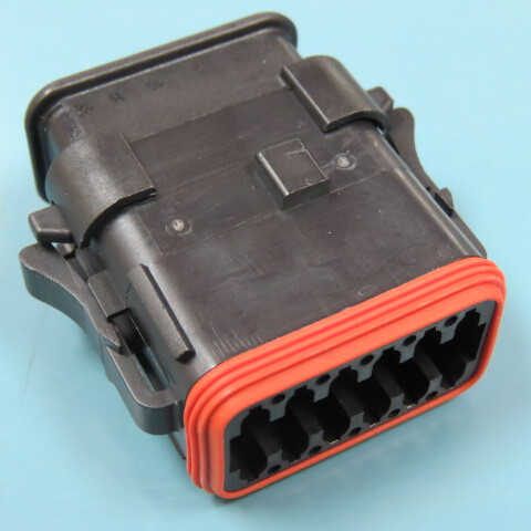 amphenol AT06-12SB-SR2BK Qty of 10 per Lot 12 position Rectangular ...