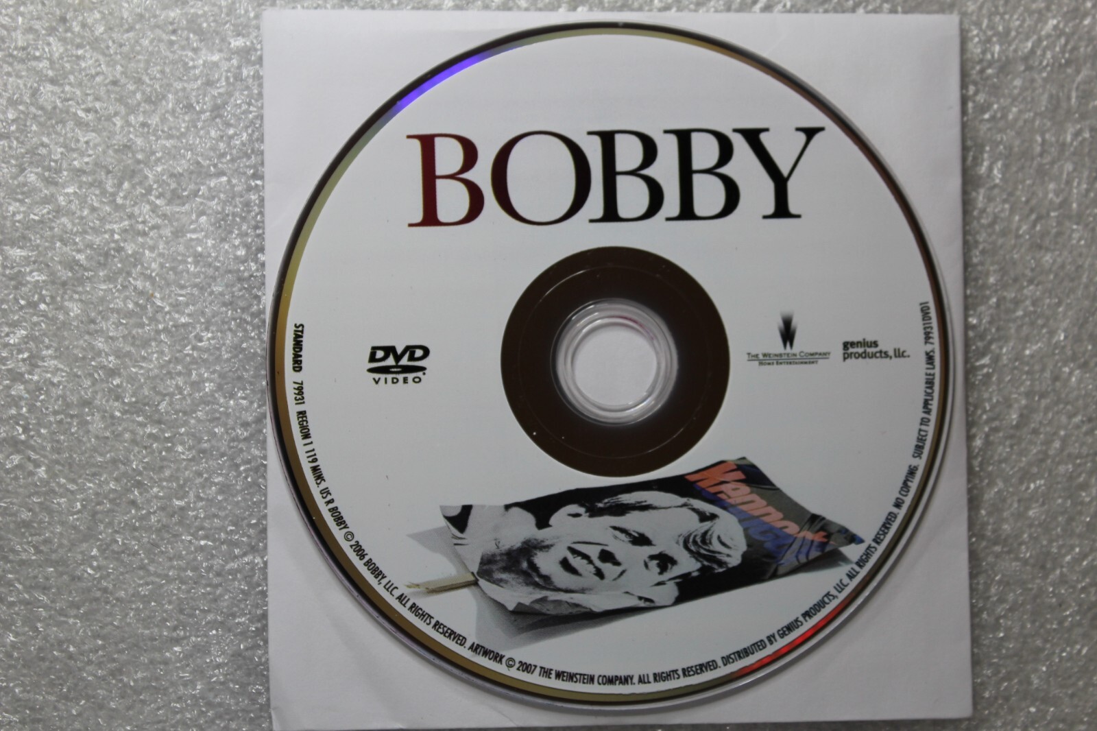 Bobby (DVD, 2006) Standard 796019799324| eBay