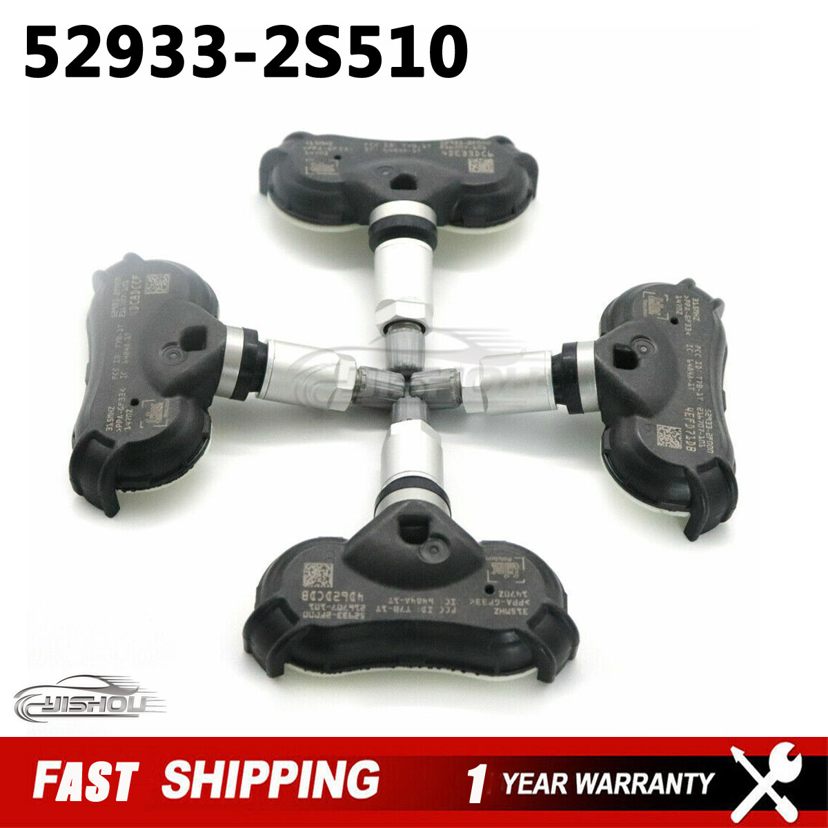 4PCS NEW TIRE PRESSURE SENSOR TPMS 52933-2S510 for Hyundai Tucson Kia ...