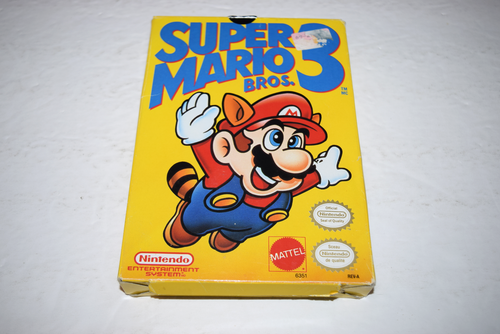 Super Mario Bros 3 Mattel Nintendo NES Video Game Complete in Box ...