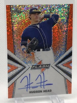 2019 Leaf Flash Hudson Head Orange #BA-HH1 Auto Autograph Card 6/10 | eBay