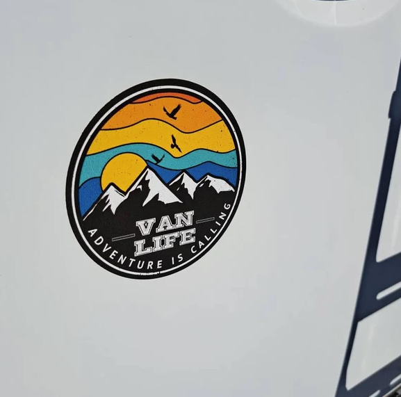 Van Life Sticker Decal Adventure Vinyl Camper camping Skate T5 Van ...