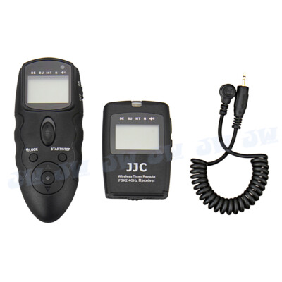 JJC Wireless Timer Remote Control for Canon EOS 7D 6D Mark II 5D Mark ...