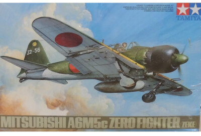 WWII JAPANESE A6M5C ZERO FIGHTER ZEKE TAMIYA 1:48 PLASTIC MODEL ...