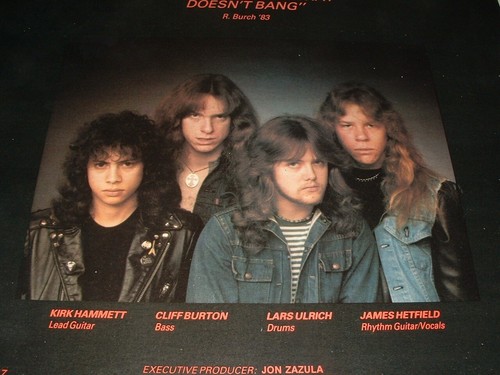 METALLICA 1983 MEGAFORCE RECORDS "KILL EM ALL" /500 LP 4X SIGNED BAS ...