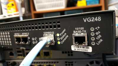 CISCO VG248 ANALOG VOICE GATEWAY WITH 64MB FLSH CARD Tested.. VG 248 | eBay