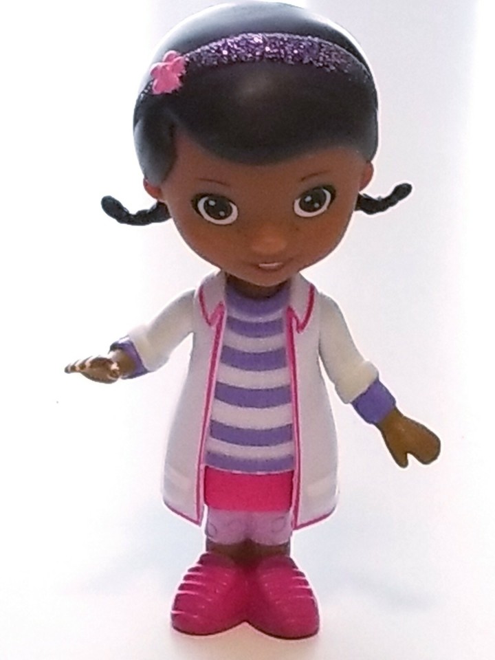 Disney Viacom 4 Plastic PVC Figures Lambie The Lamb Dora The Explorer ...