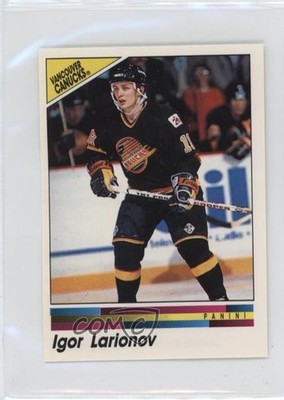 1990-91 Panini Album Stickers Igor Larionov #294 Rookie RC HOF | eBay