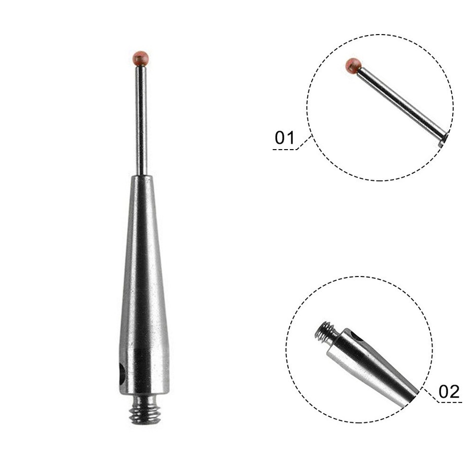 Probe Touch Probe Stylus Styli 1mm Ball Tip Length 20mm M2 Thread Non ...