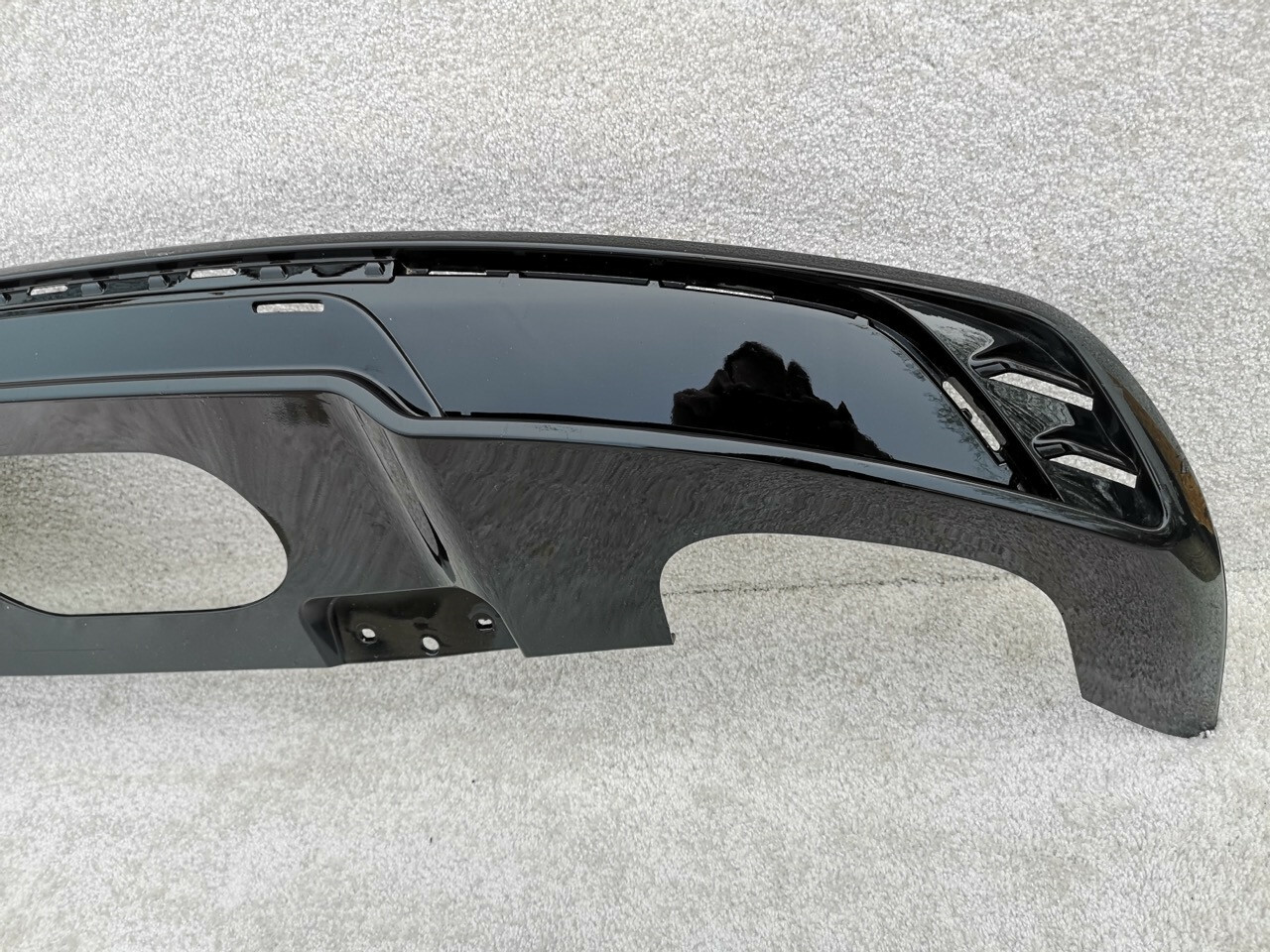 VOLVO V90 R DESIGN 2020-2022 REAR BUMPER DIFFUSER LOWER PART GENUINE ...