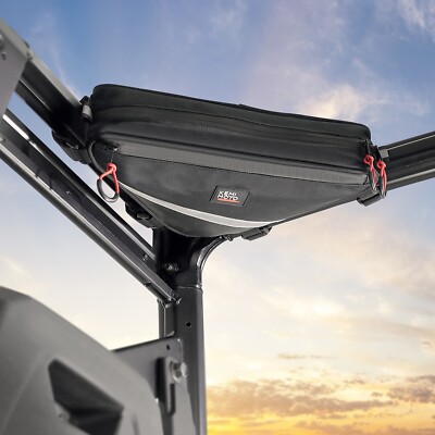 KEMIMOTO UTV Roll Bar Triangle Storage Bag Overhead Corner Bag for Most ...