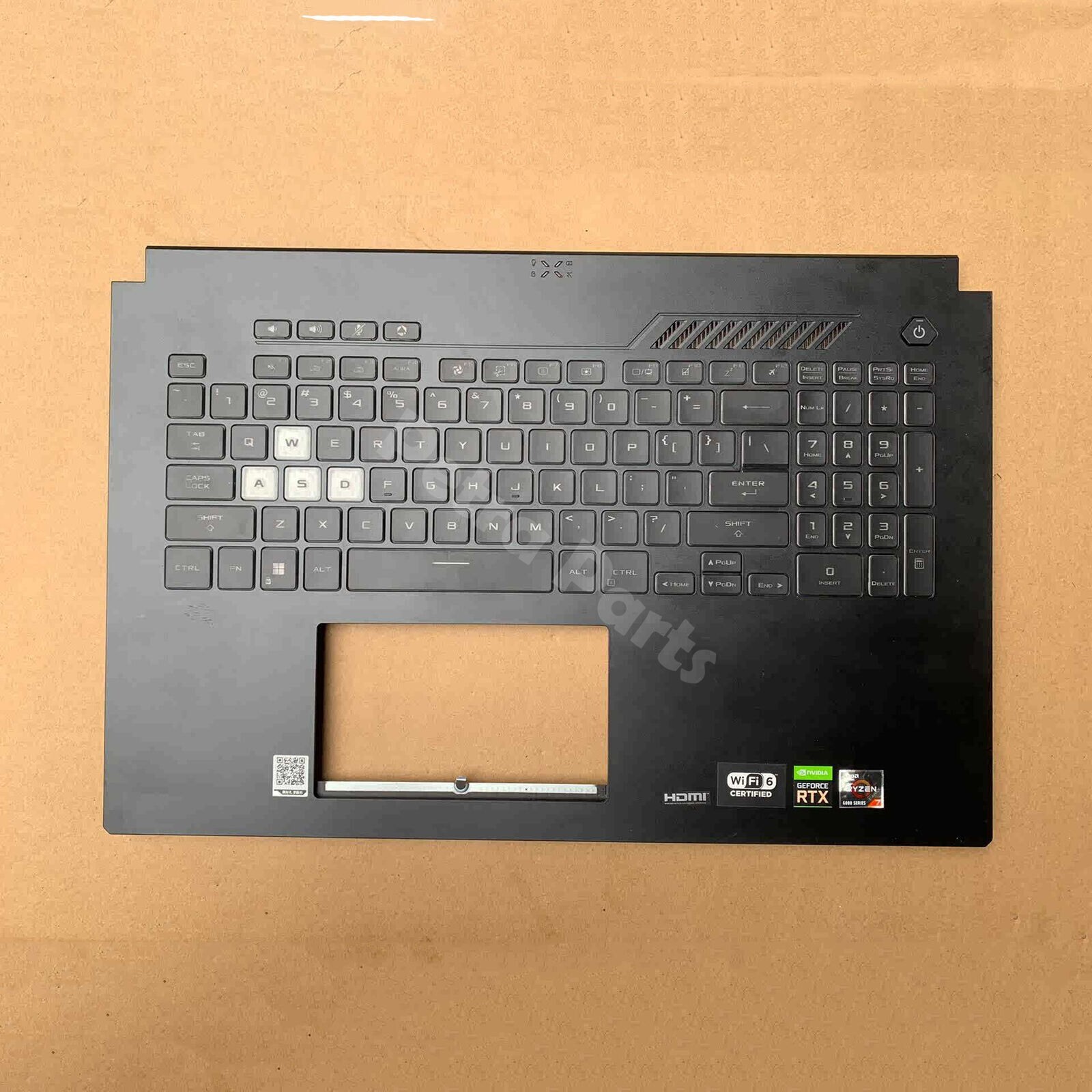 For ASUS TUF Gamig 3Puls FA707 FX707 FX707ZM Case Palmrest Cover US ...