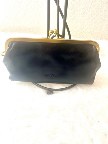 MARGOT Leather Nova Frame Wallet Black Color. | eBay