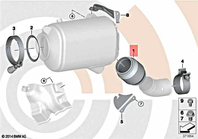 Genuine BMW X3 X5 X6 E60 E61 E70 E71 E83 E90 E91 Decoupling Element ...