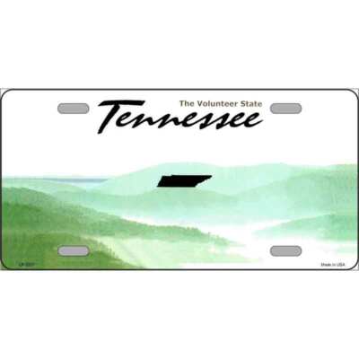 Tennessee Novelty State Blank Metal License Plate Tag LP-2257 | eBay