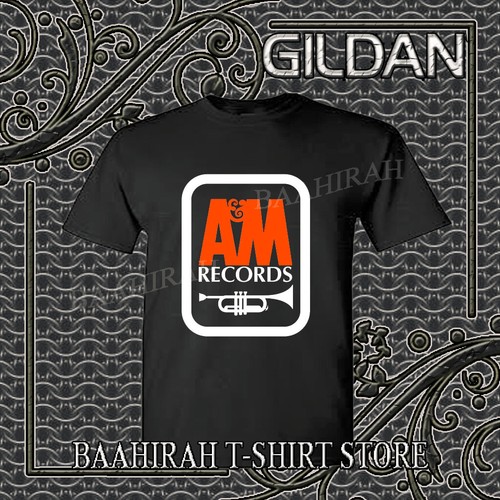 New A&M Records Famous Records Funny Logo TEE T-Shirt Size S to 5XL | eBay