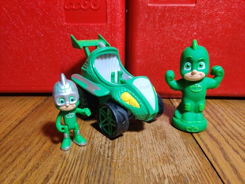 PJ Masks Power Racer Gekko Mobile Vehicle & Bath Toy Figure Just Play ...