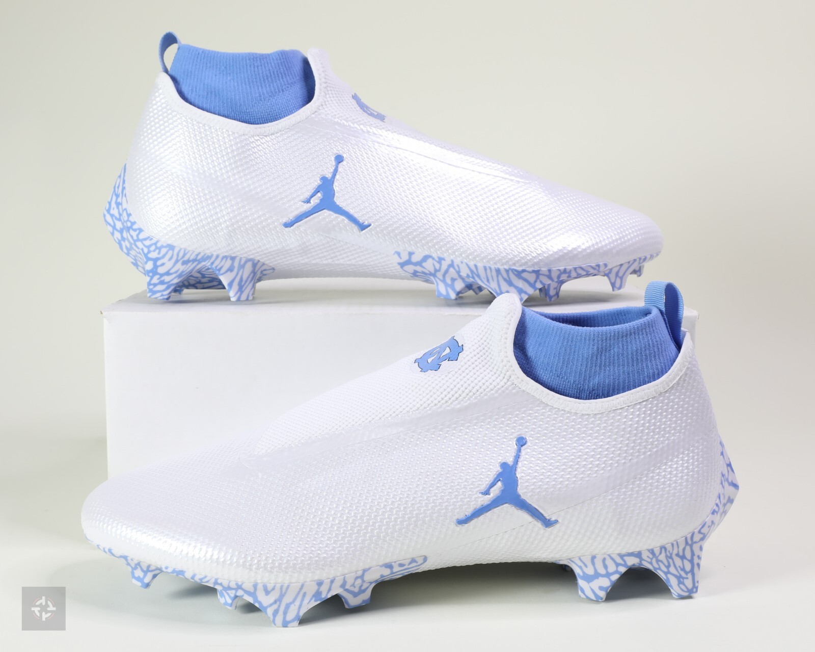 Nike Jordan Vapor Edge Pro 360 UNC Team Issued Football Cleats Men's ...
