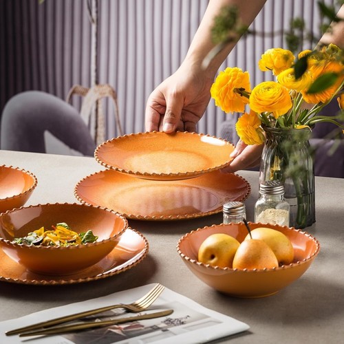 12 Pieces Miss YIP Lightweight Unbreakable Melamine Dinnerware Set for 4 Persons | eBay