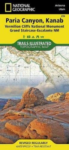 National Geographic Maps Vermillion Cliffs, Paria Canyon (Map ...