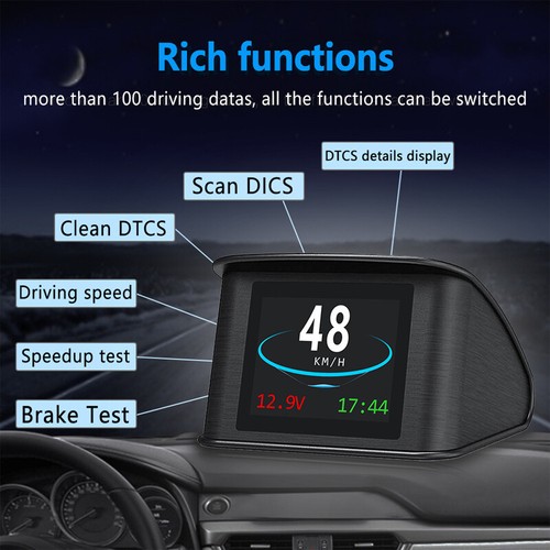 Smart OBD HUD Multi-Function Digital Meter Driving Computer Display | eBay