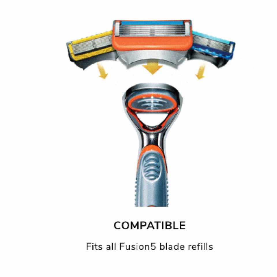 Gillette Fusion 5 Proglide Power Blades Packs Of 8 ,4 and 2 Genuine UK ...