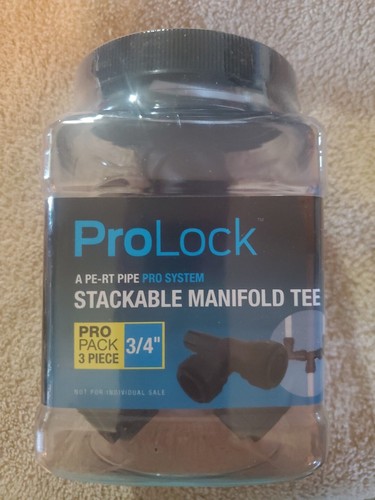 SharkBite ProLock 3/4" Plastic Stackable Manifold Tee PE-RT Pipe Fittings 3piece | eBay