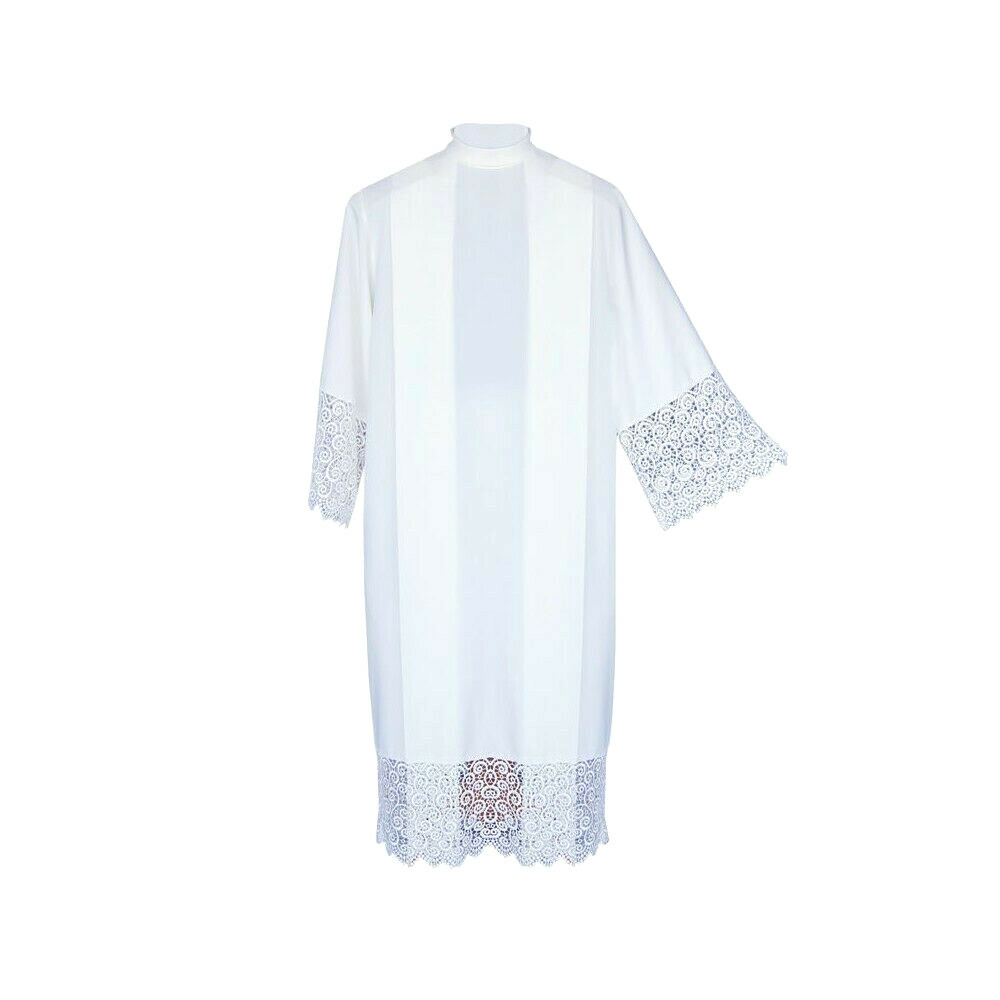 Pastor/Priest LACE Alb medium weight | eBay