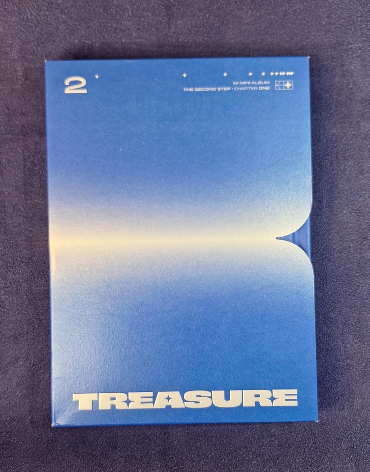 TREASURE 1st Mini Album THE SECOND STEP CHAPTER ONE Photobook BLUE Ver ...