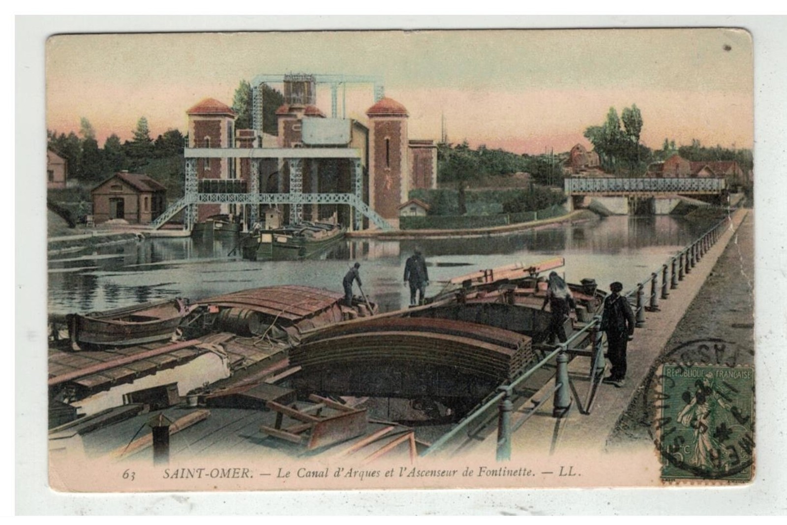 62 SAINT OMER #11026 Canal Arques Et Ascenseur De Fontinette N°63 ...