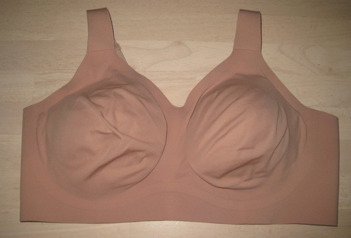 Evelyn & Bobbie "The Beyond Bra" Women's Beige Seamless Padded Wirefree ...