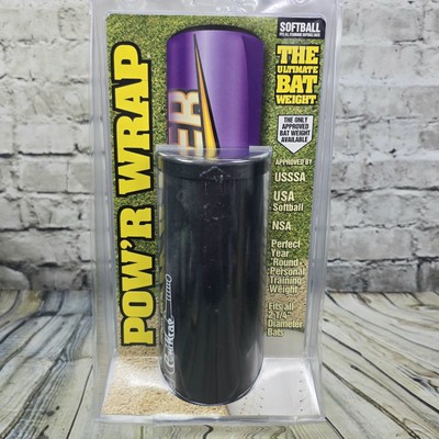 Pow'r Wrap Bat Weight for Softball 24 Ounces Black USSSA Approved - NEW ...