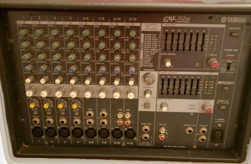 Yamaha EMX312SC Powered Mixer 12-Channel 2x300W Excellent Condition | eBay
